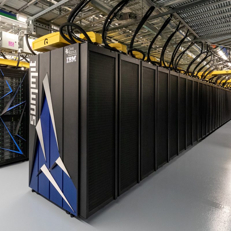Scenic – computer room showing the Summit supercomputer, November 1 ...
